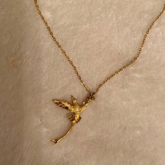 Jewelry | Vintage Fine Pewter Bird In Gold Tone | Poshmark